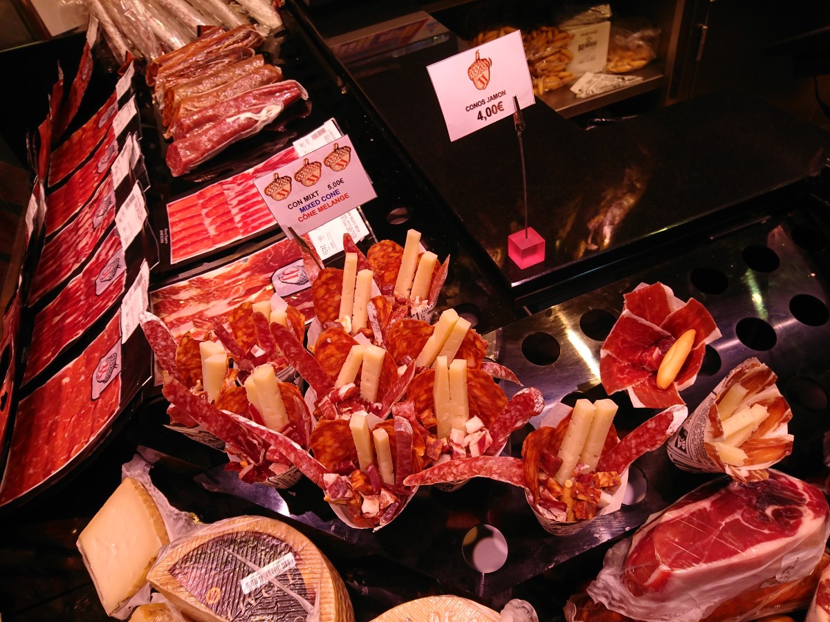The Euro Diaries: Salami & Cheese Cones in Barcelona – The Eat Log